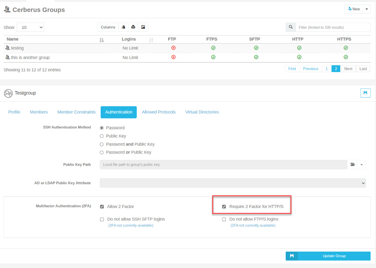 How do I manage 2FA for an AD User in Cerberus? – Cerberus Support