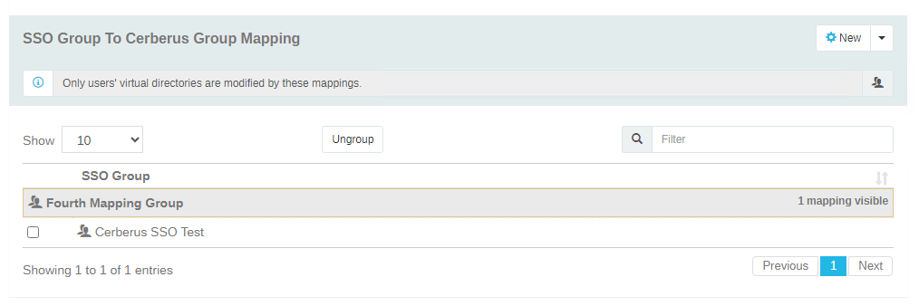 SSO Mappings – Cerberus Support