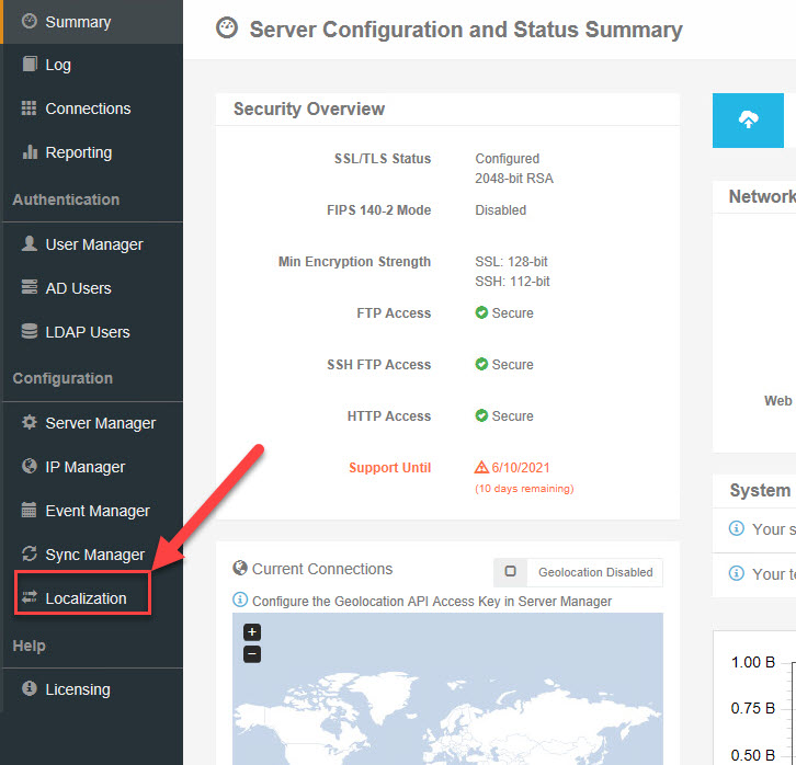 Localization Tool – Cerberus Support